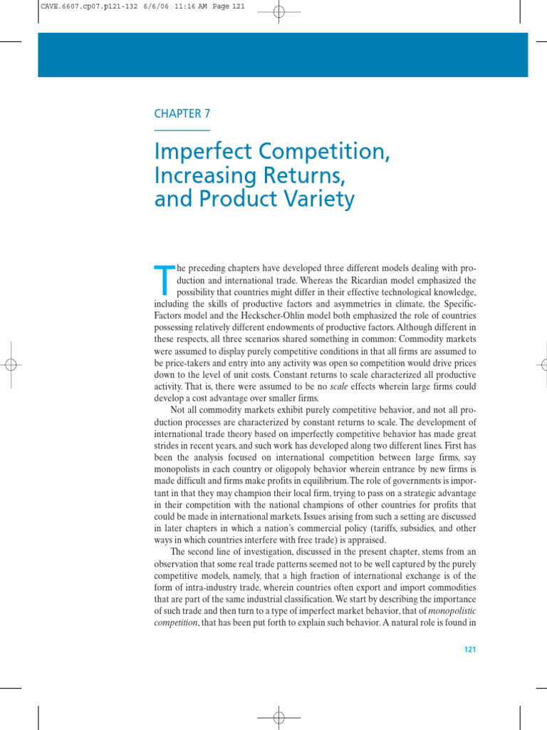 Cave 6607 cp07 p121-132 | PDF | Profit (Economics) | Monopoly