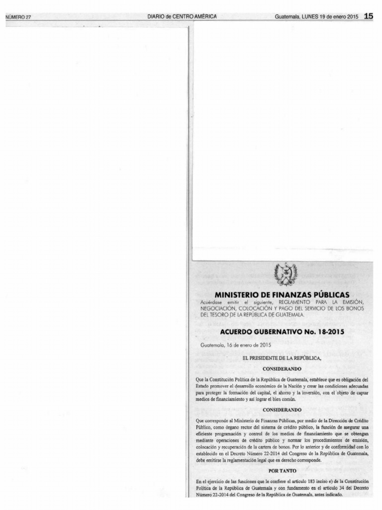 Acuerdogub18 190115 | PDF