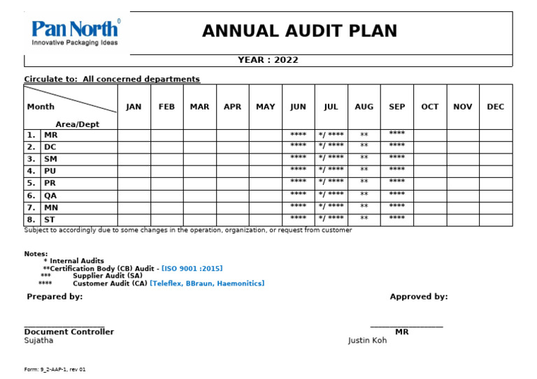 Annual Internal Audit Plan-2022 | PDF