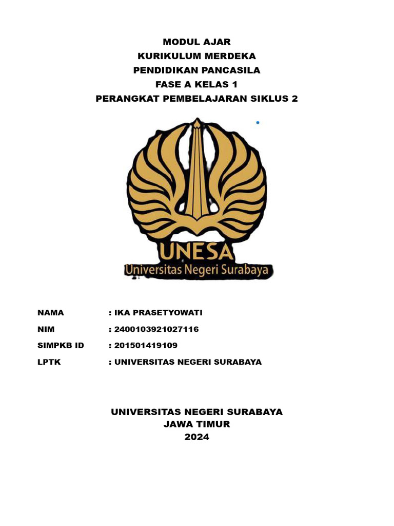 Cover Modul Ajar | PDF