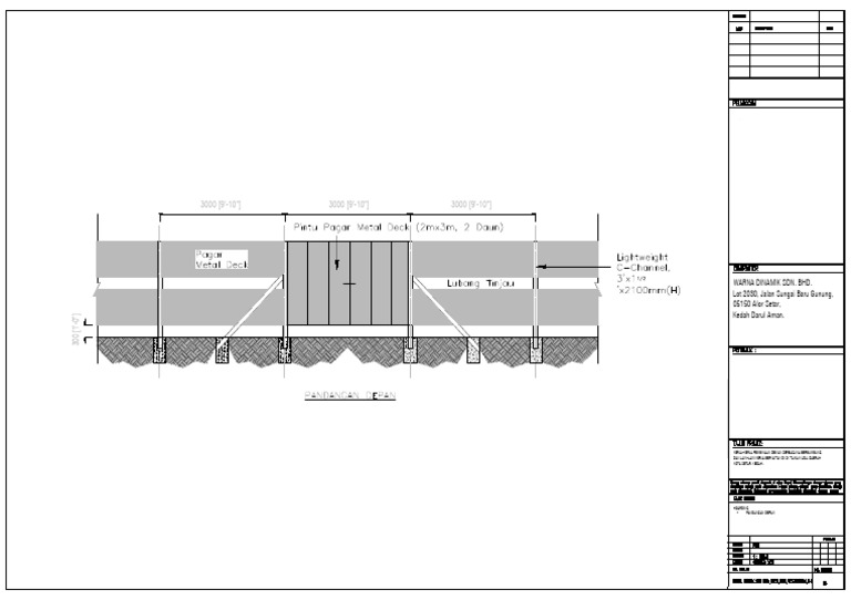 Dewan Serbaguna Plan 4 | PDF