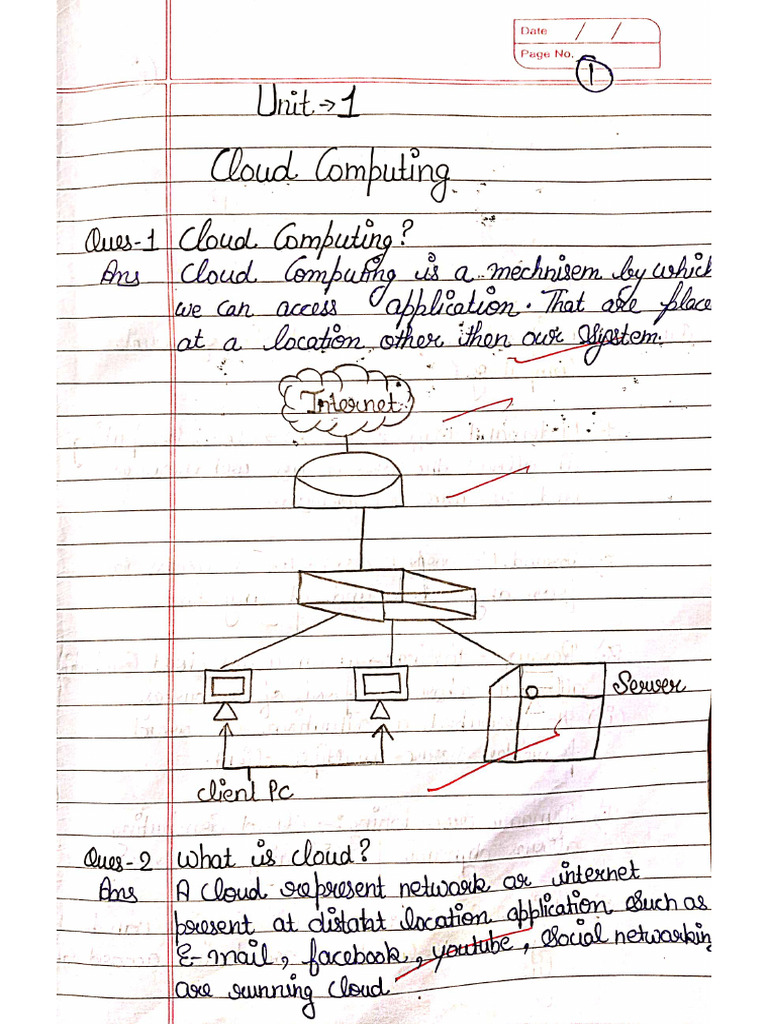Cloud Computing Chapter-1 | PDF