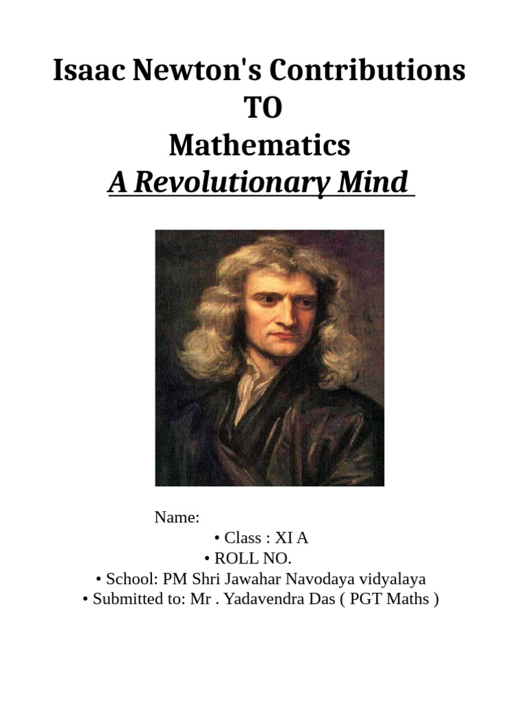 Untitled 2 | PDF | Isaac Newton | Function (Mathematics)