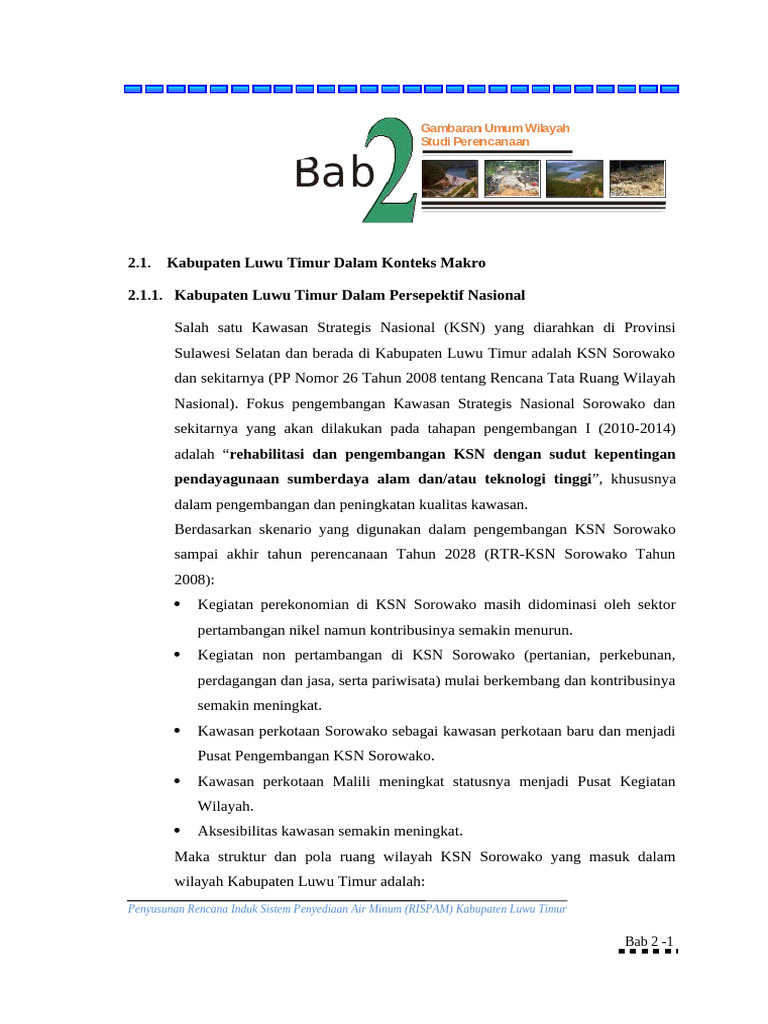 Bab 2. Gambaran Umum Lutim | PDF