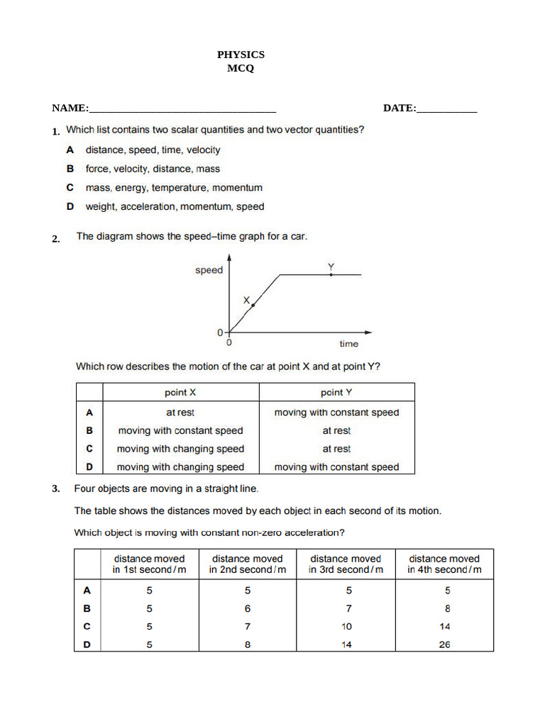 REVISION-ws2 (1) PHYSICS | PDF REVISION-ws2 (1) PHYSICS | PDF