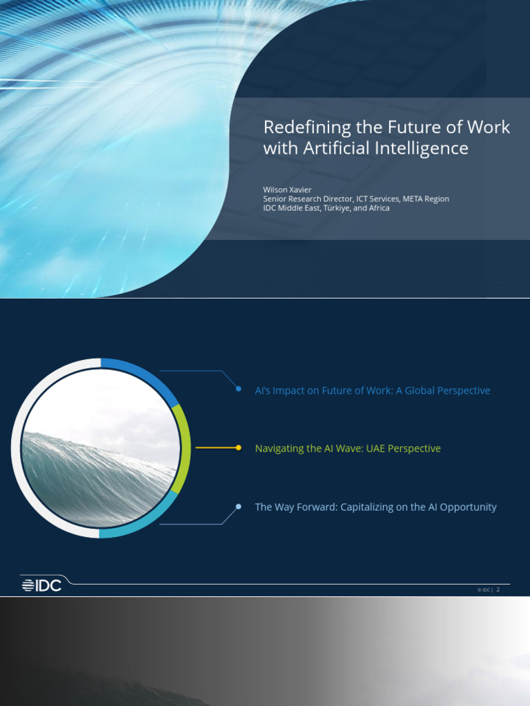 Redefining The Future of Work With Ai Idc | PDF | Artificial Intelligence | Intelligence (AI ...