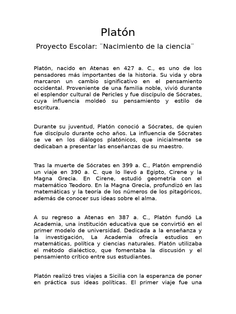 Platón Texto | PDF | Platón | Sócrates