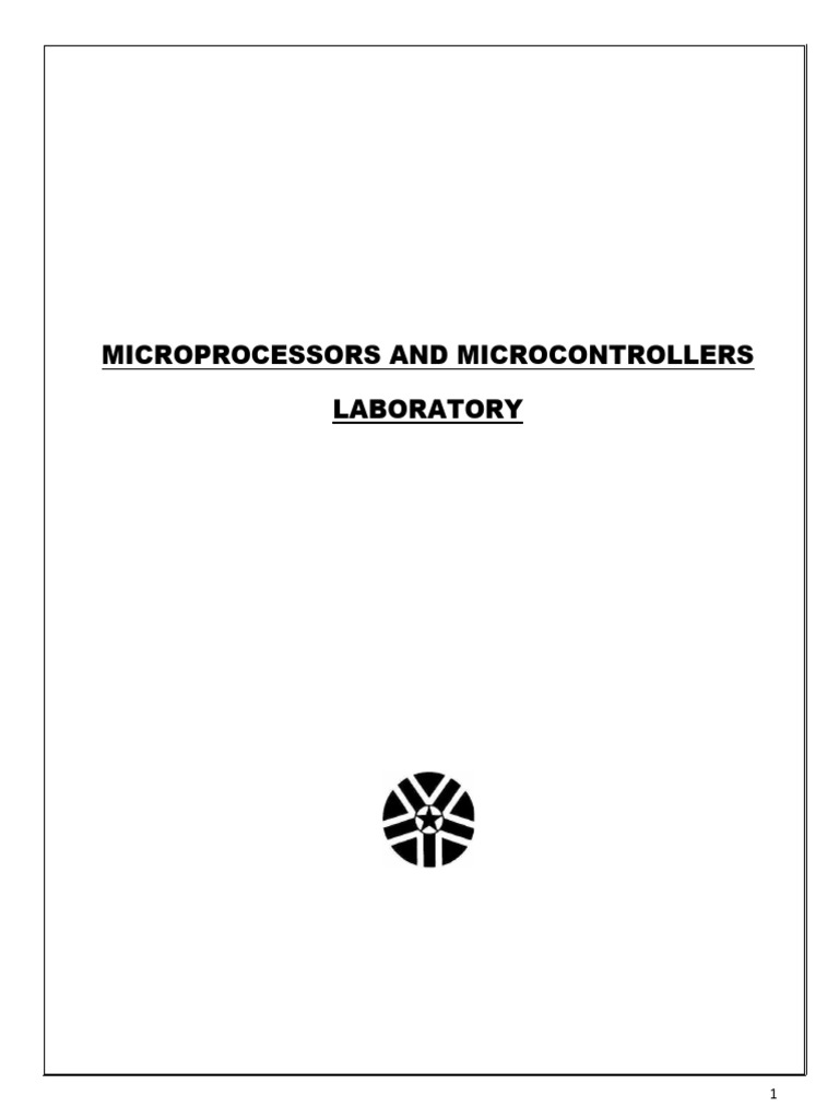 MPMC-Lab-Manual VKTiwari 18 08 2021 | PDF | Microcontroller | Assembly Language
