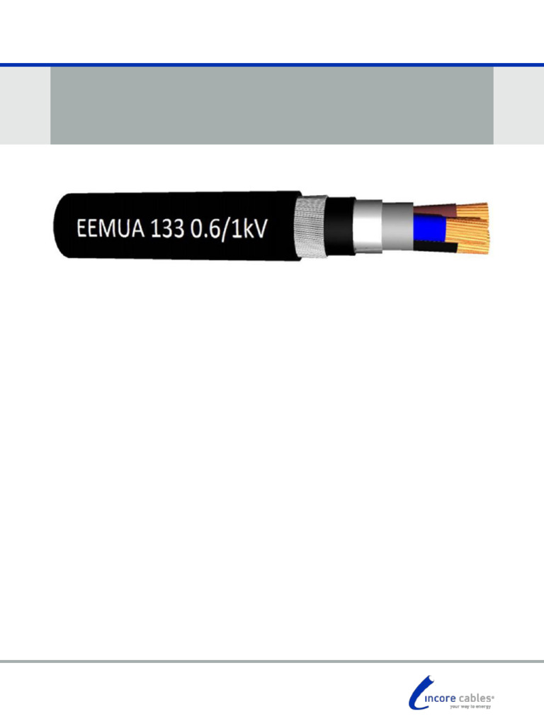 EEMUA 133 0.6/1kV Cable Specifications | PDF | Insulator (Electricity ...