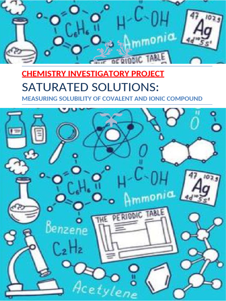Solubility of Ionic vs Covalent Compounds | PDF | Solvation | Solubility