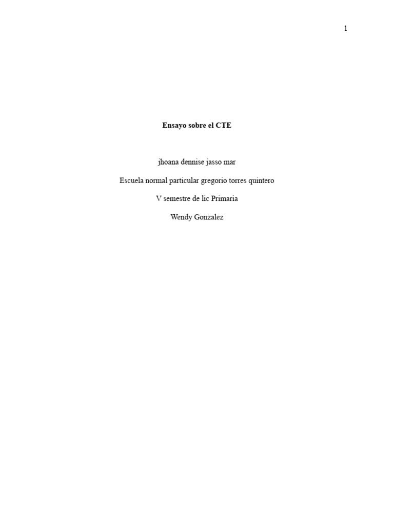 Cte 2 | PDF | Maestros | Evaluación