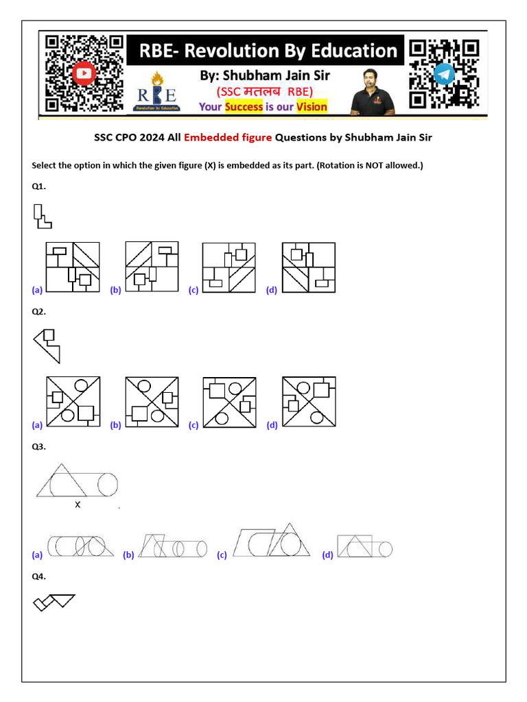 8 Embedded Figure | PDF | Teaching Methods & Materials