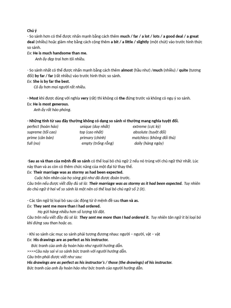 Lý Thuyet So Sanh Mo Rong | PDF