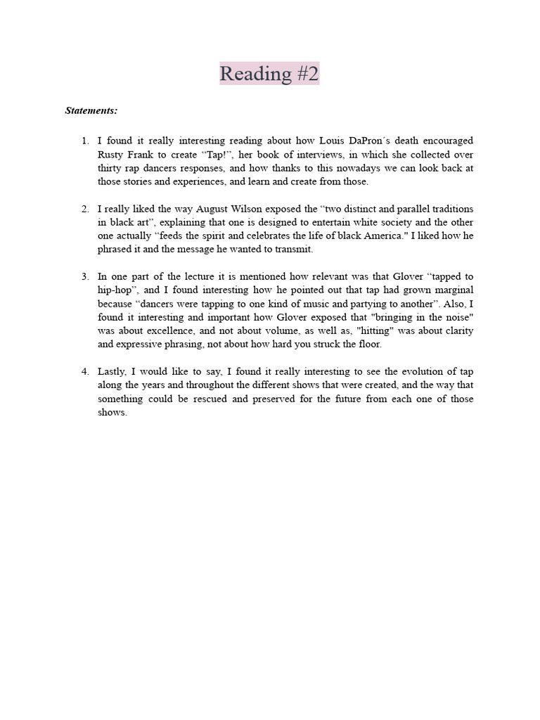 Reading #2 . | PDF | Art