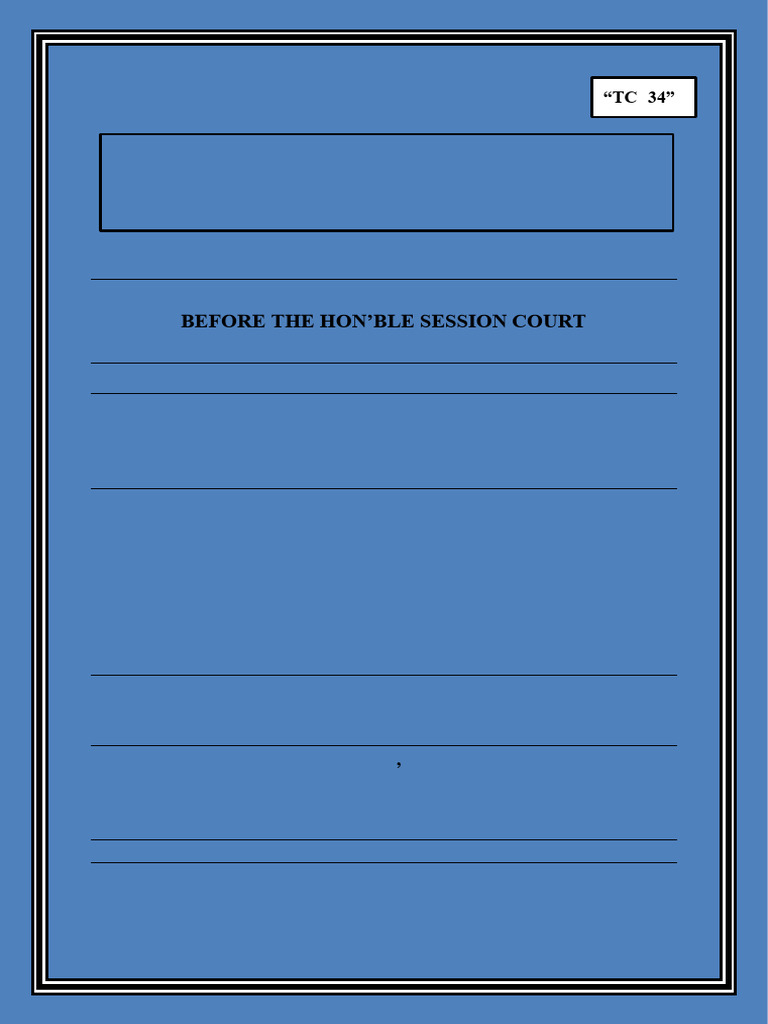 Prosecution Memorial (Final) | PDF | Mens Rea | Malice Aforethought