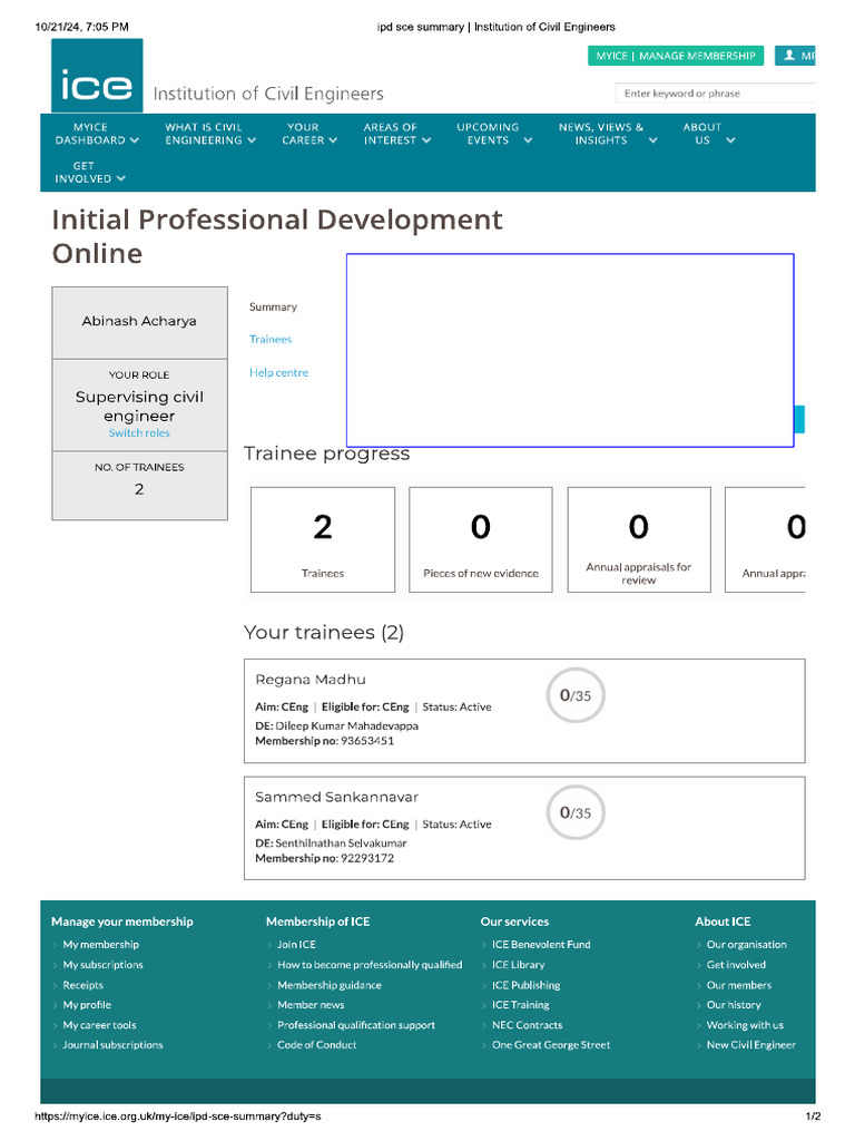 Ipd Sce Summary - Institution of Civil Engineers - 2 | PDF | Engineering | Civil Engineering
