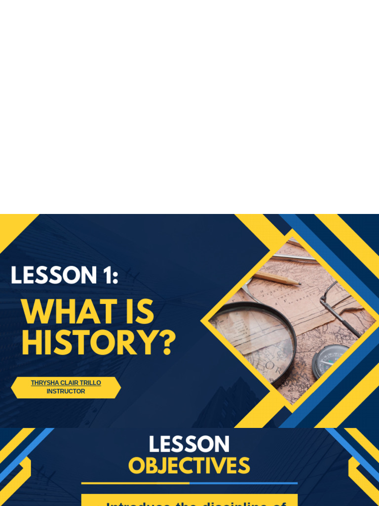Lesson 1 What Is History | PDF | Narrative | Science