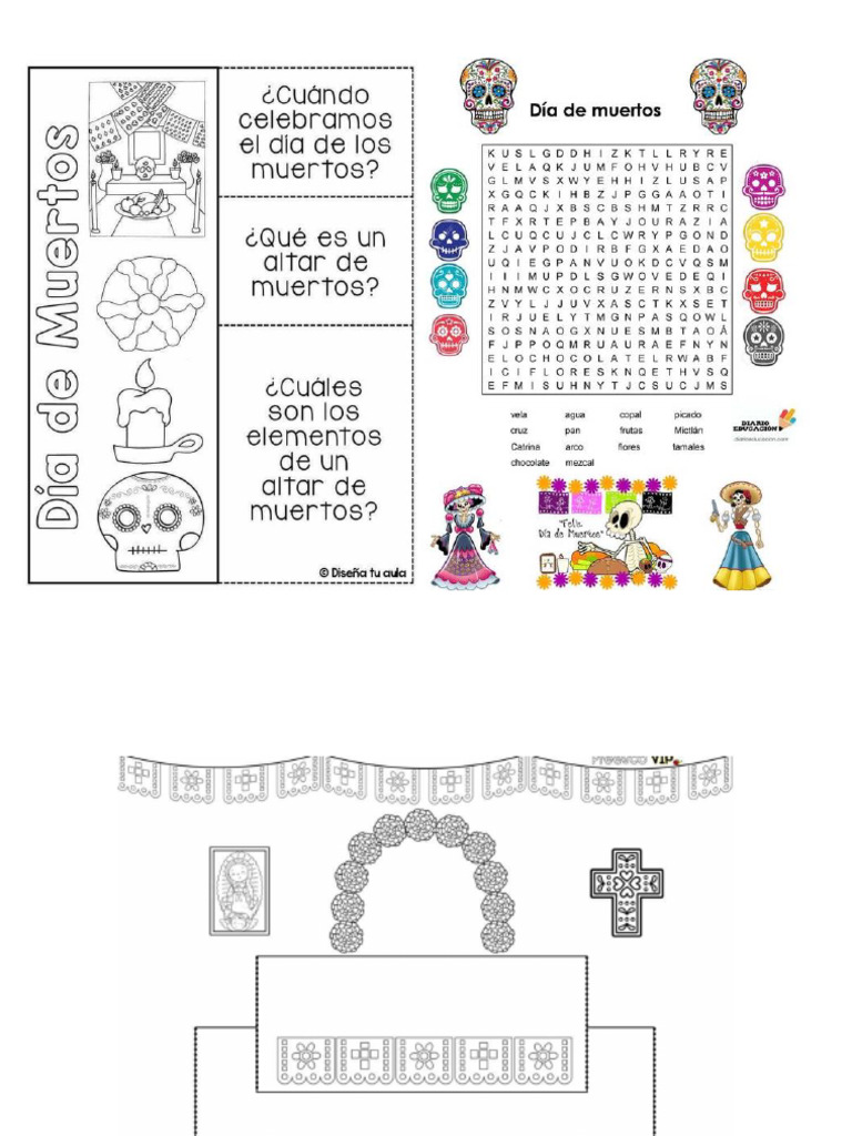 Actividad Dia de Muertos | PDF