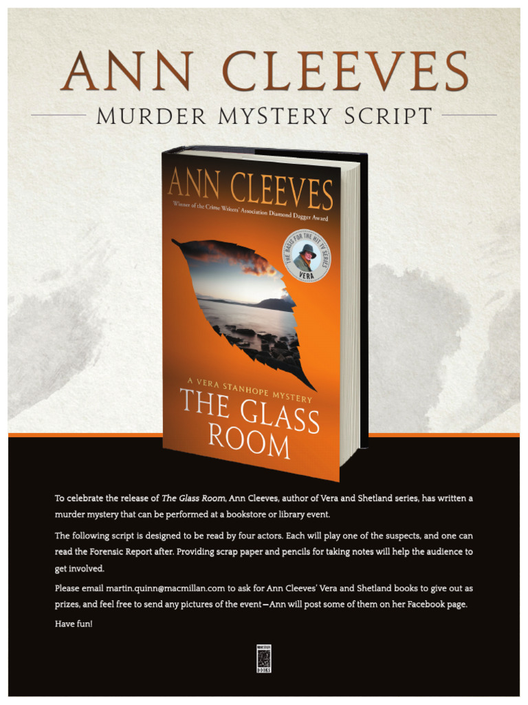 Glassroommysteryscript | PDF
