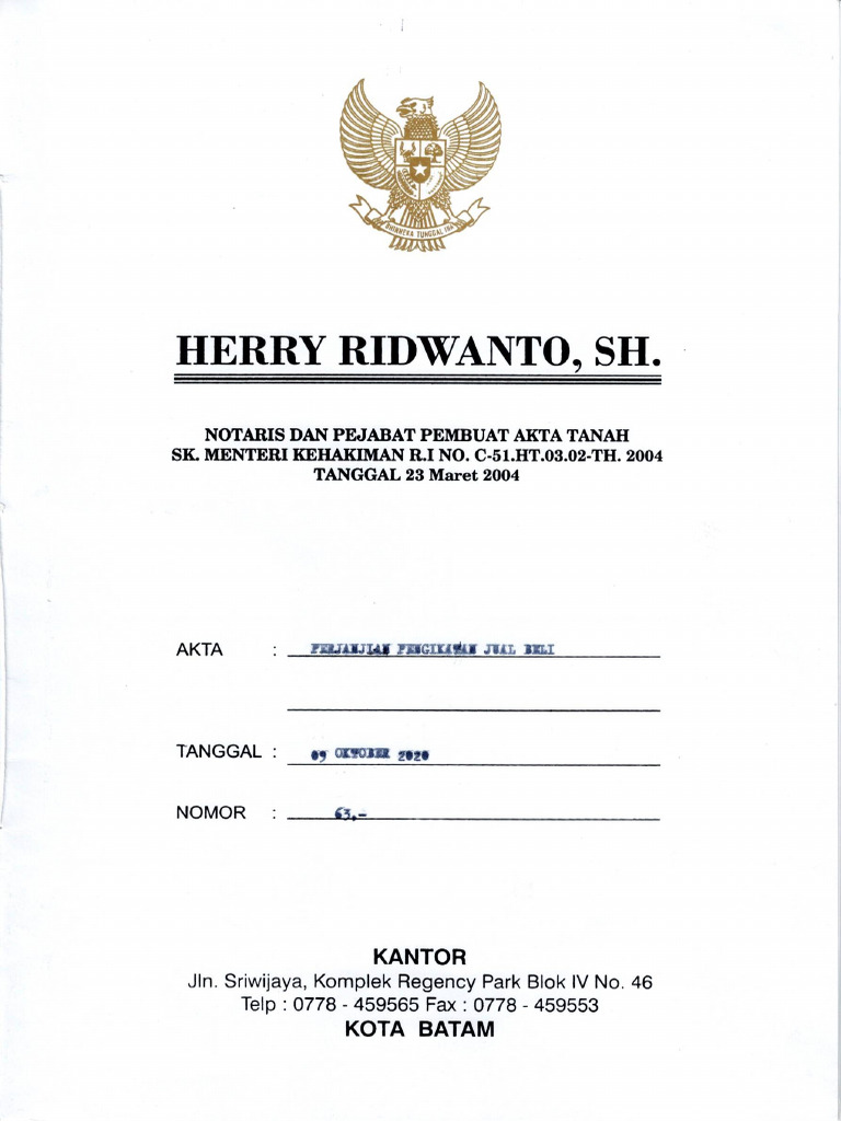 Farhan - PPJB (2020) | PDF