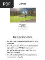 MET Levels for Physical Activities | PDF