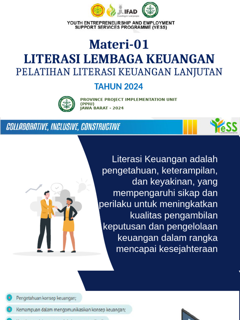 MATERI 01-Literasi Keuangan Perbankan | PDF