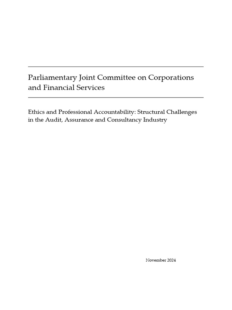 Ethics and Professional Accountability: Structural Challenges in The ...