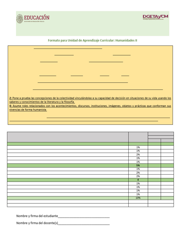 Instrumentos Progresión 2 | PDF | Maestros | Humanidades