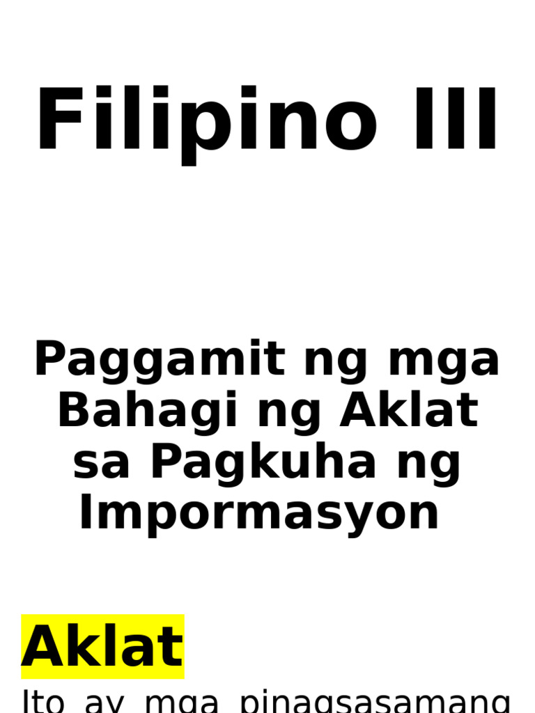 Filipino 3 Q2 W4 | PDF