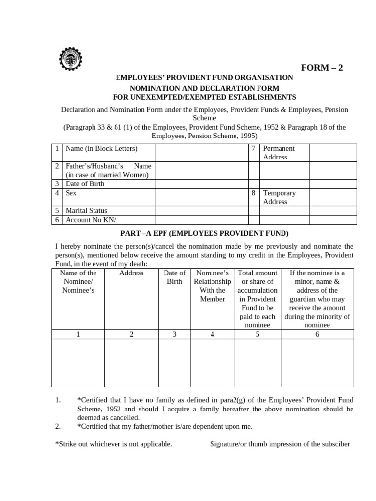 Form 2 (Old) | PDF | Law