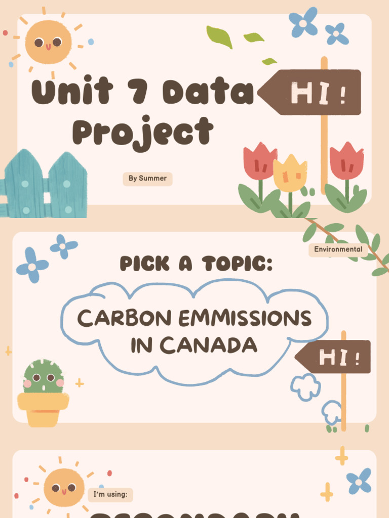 Cream Cute Kawaii Group Project Presentation | PDF | Linear Regression ...