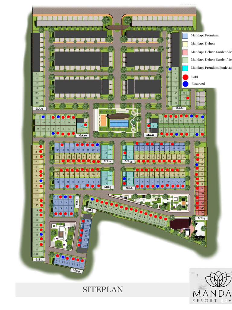 Siteplan Mandapa - 2 September 2024 | PDF