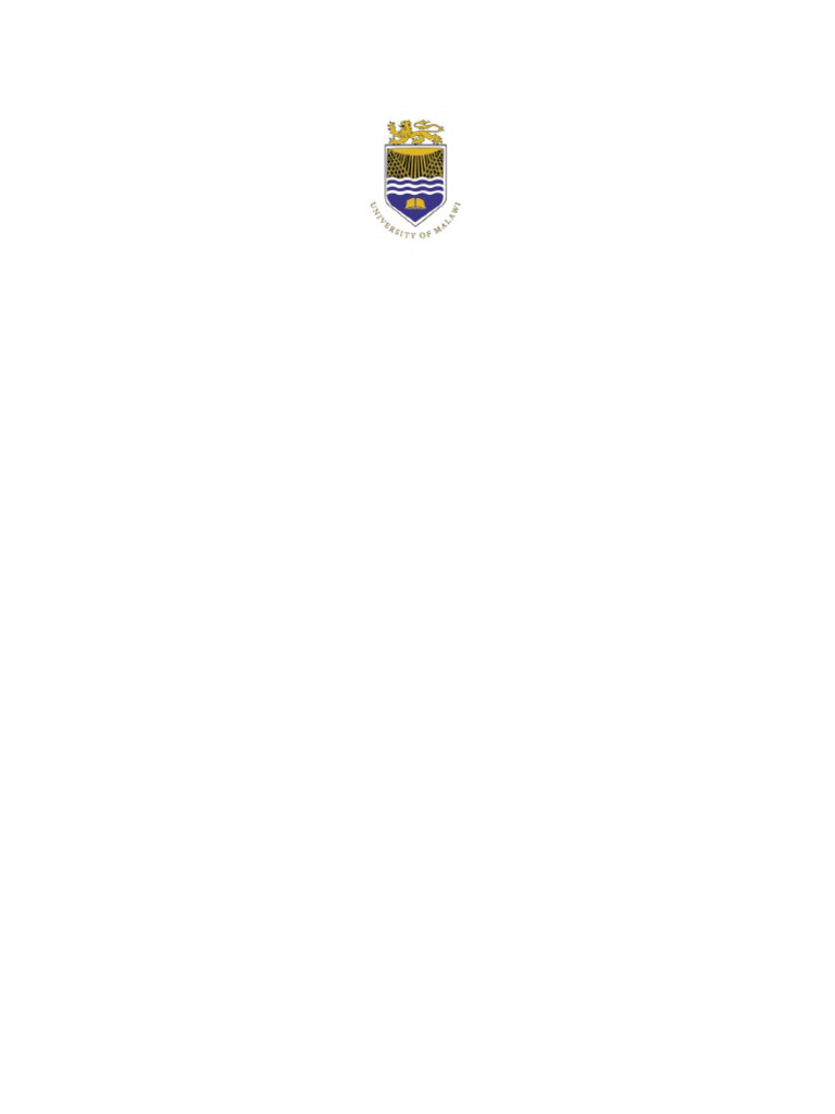 No 2. ASSIGNMENT 212 - G55 | PDF | Sustainability | Malawi