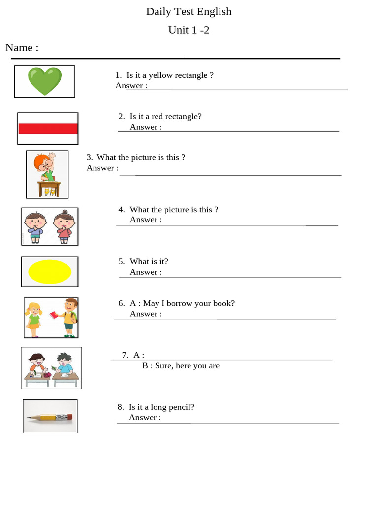 Daily Test English | PDF | Language Arts & Discipline