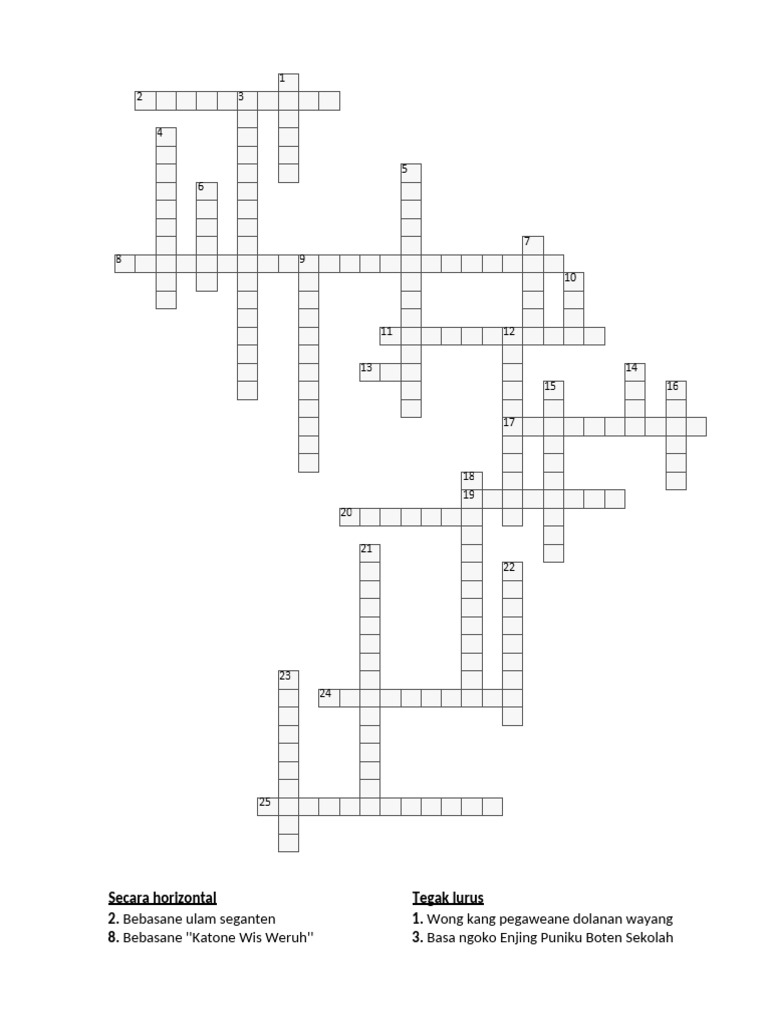 Crossword Maker | PDF