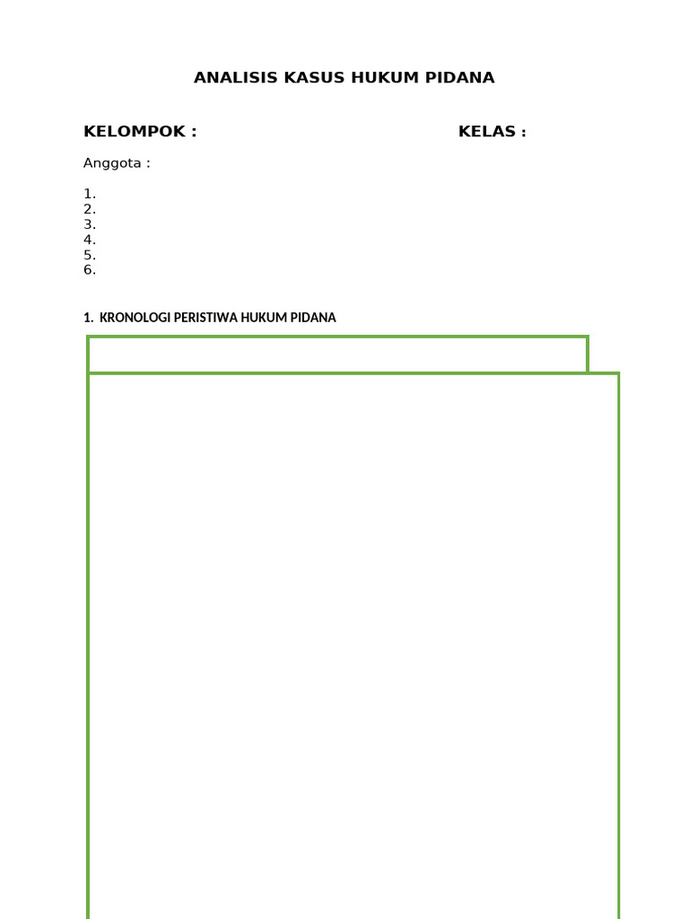 LKPD 3. Studi Kasus Hukum Pidana | PDF | Ilmu Sosial | Hukum