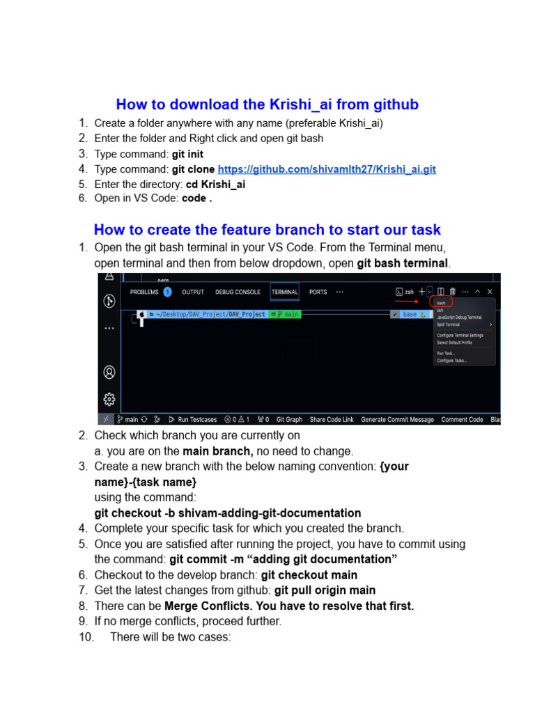 Krishi - Ai Git Documentation | PDF