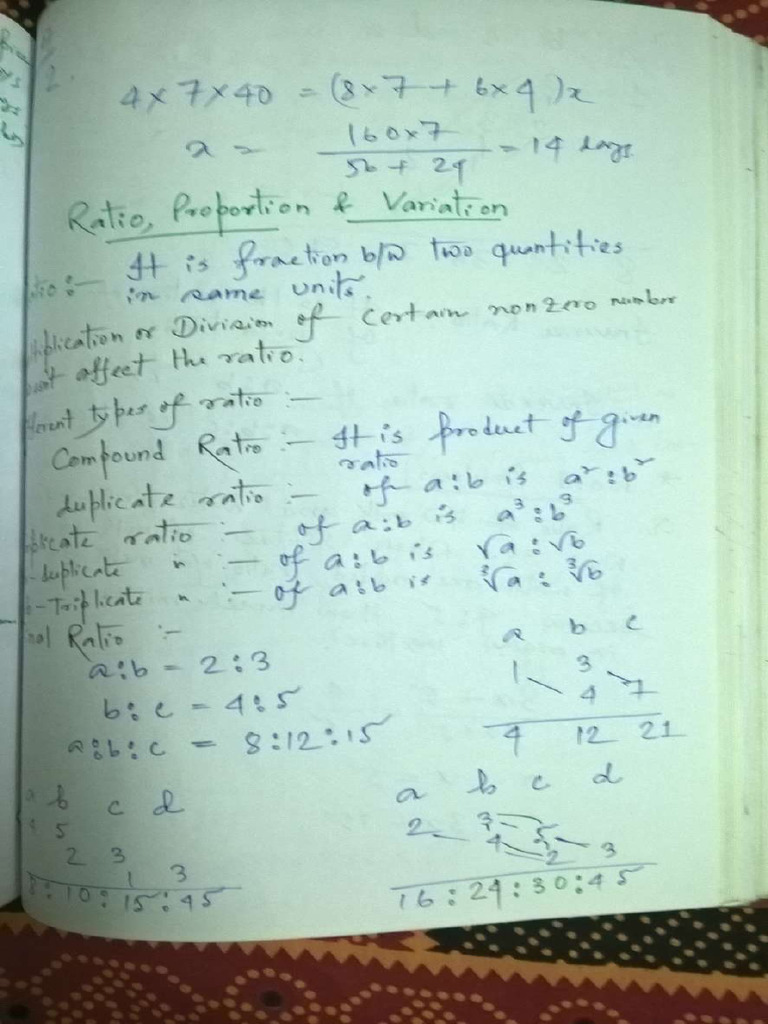 Ration, Proportion - Variation Ilovepdf Compressed | PDF