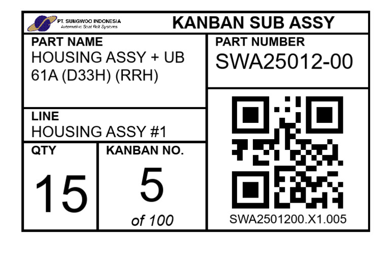 Kanban Sub Assy | PDF