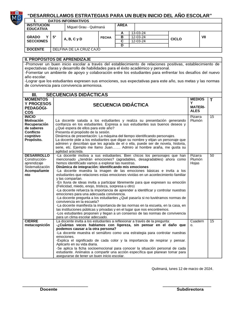U1 Ex.1.Sesion Integradora | PDF | Las emociones | Modificación de comportamiento