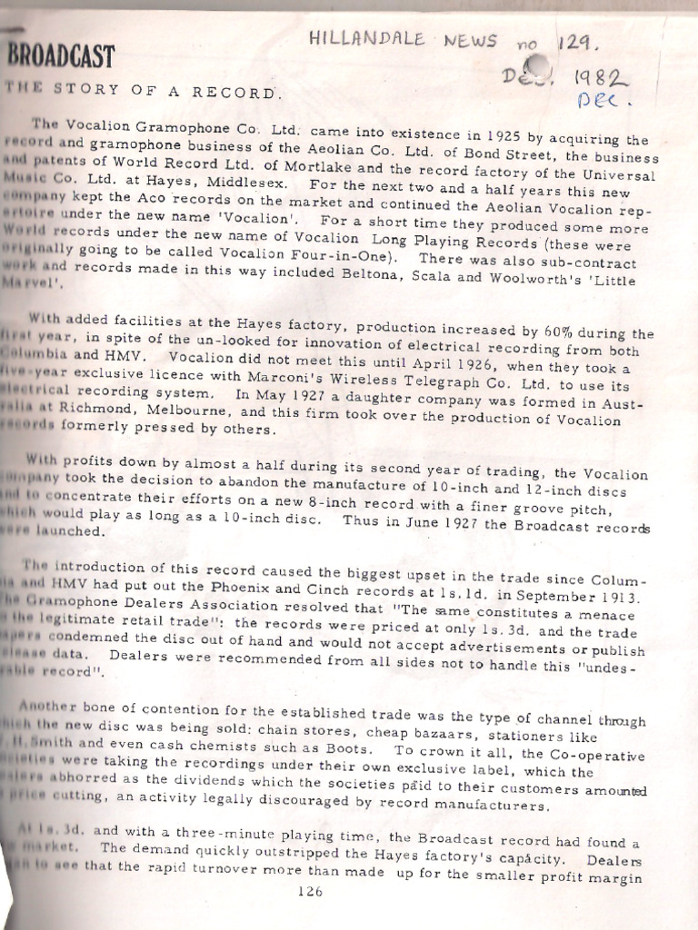 Broadcast Story | PDF