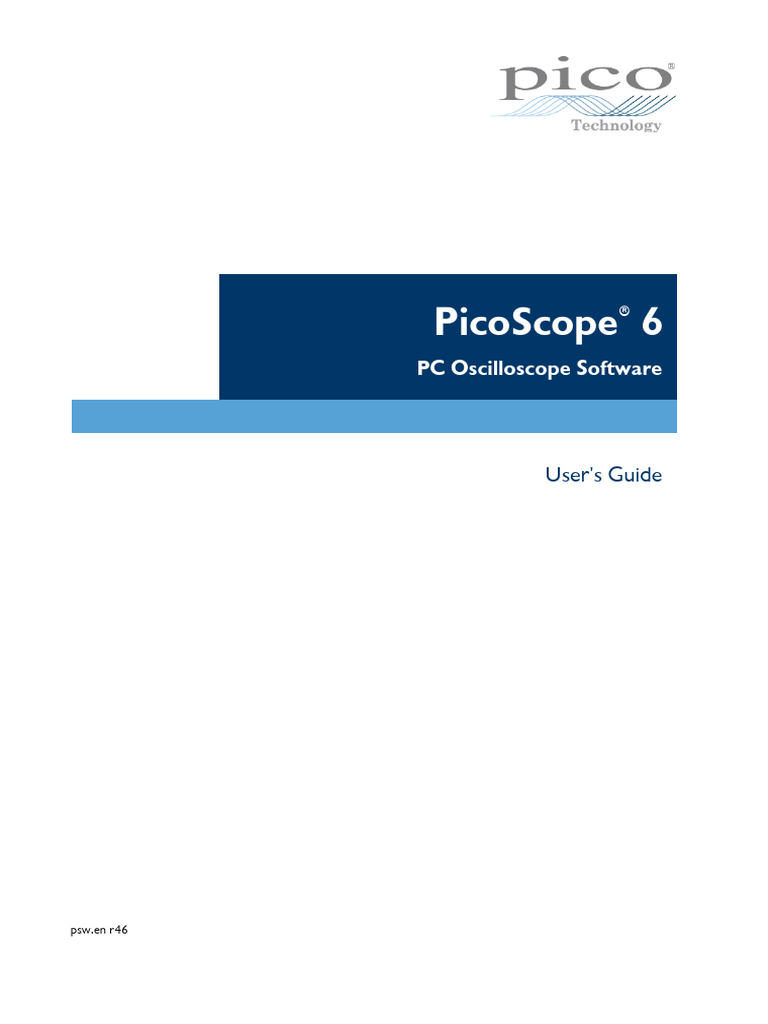 Picoscope 6 Users Guide | PDF | Computing | Computer Engineering
