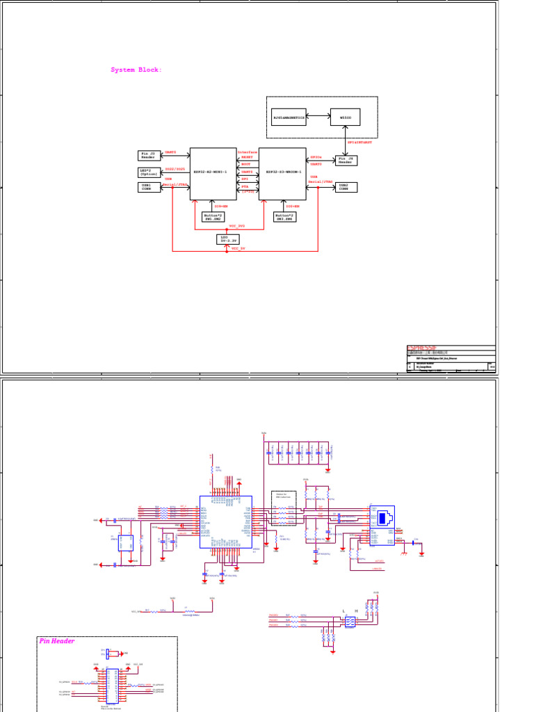 Esp Thread Br Zigbee Gw Sub Ethernet Schematiccs V1 0 Pdf