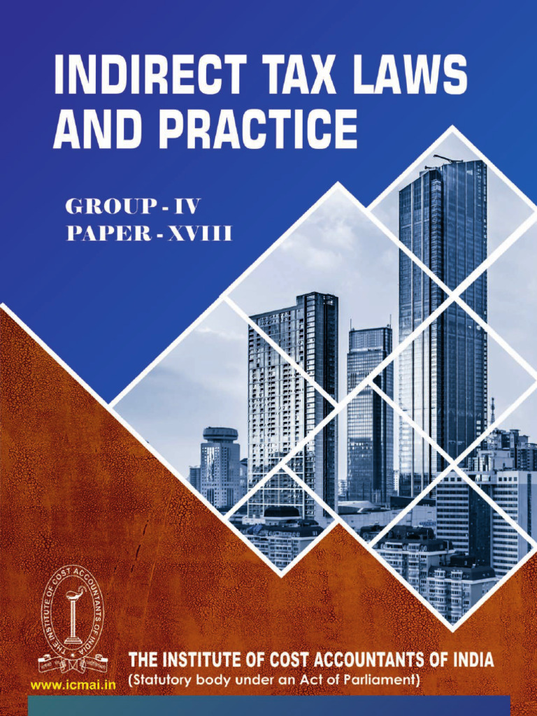 Work - Book - Paper18 Indirect Tax | PDF | Taxes | Value Added Tax