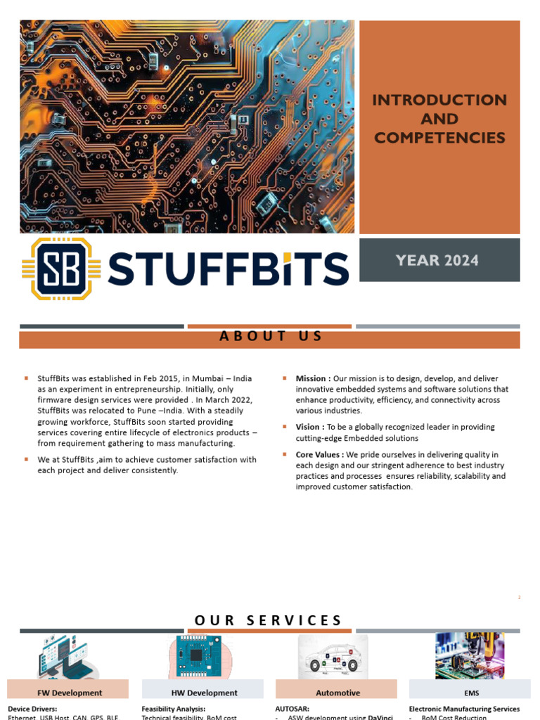 StuffBits: Embedded Solutions Overview | PDF | Embedded System ...
