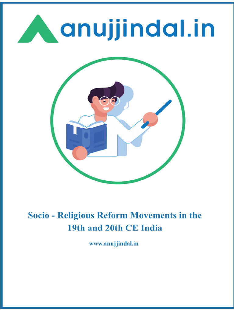 Socio Religious Reform Movements in The 19th and 20th CE India. | PDF ...