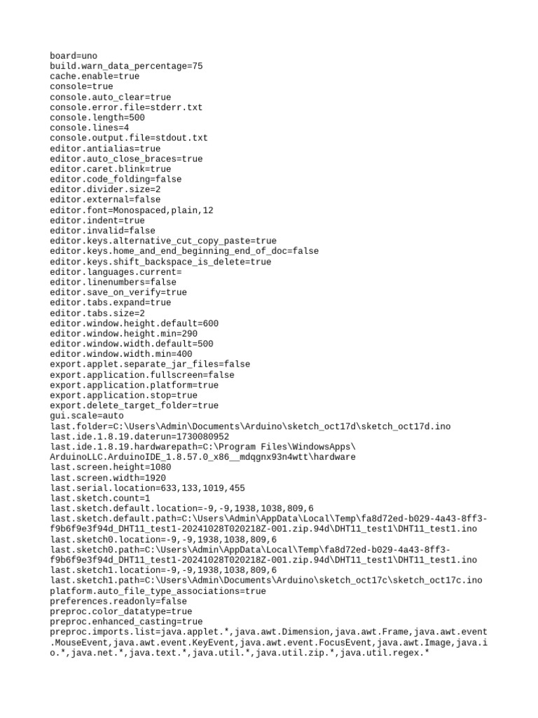 preferences | PDF | Software | Computing