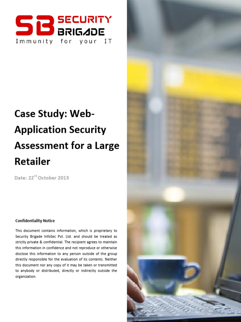Web App Security Case Study Retailer | PDF | Computer Security | Security