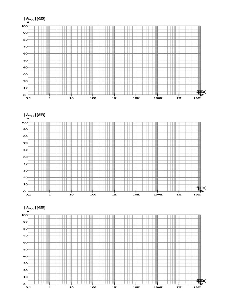 Hoja para Diagrama de Bode | PDF
