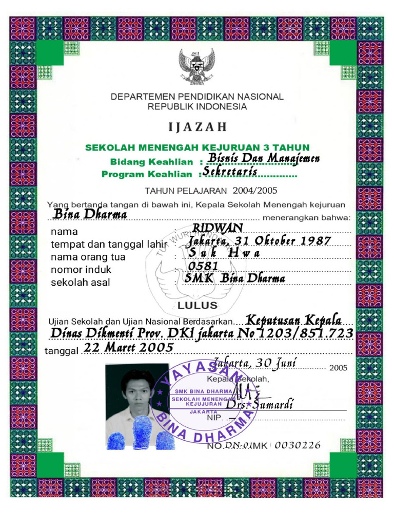 Ijazah Ridwan | PDF